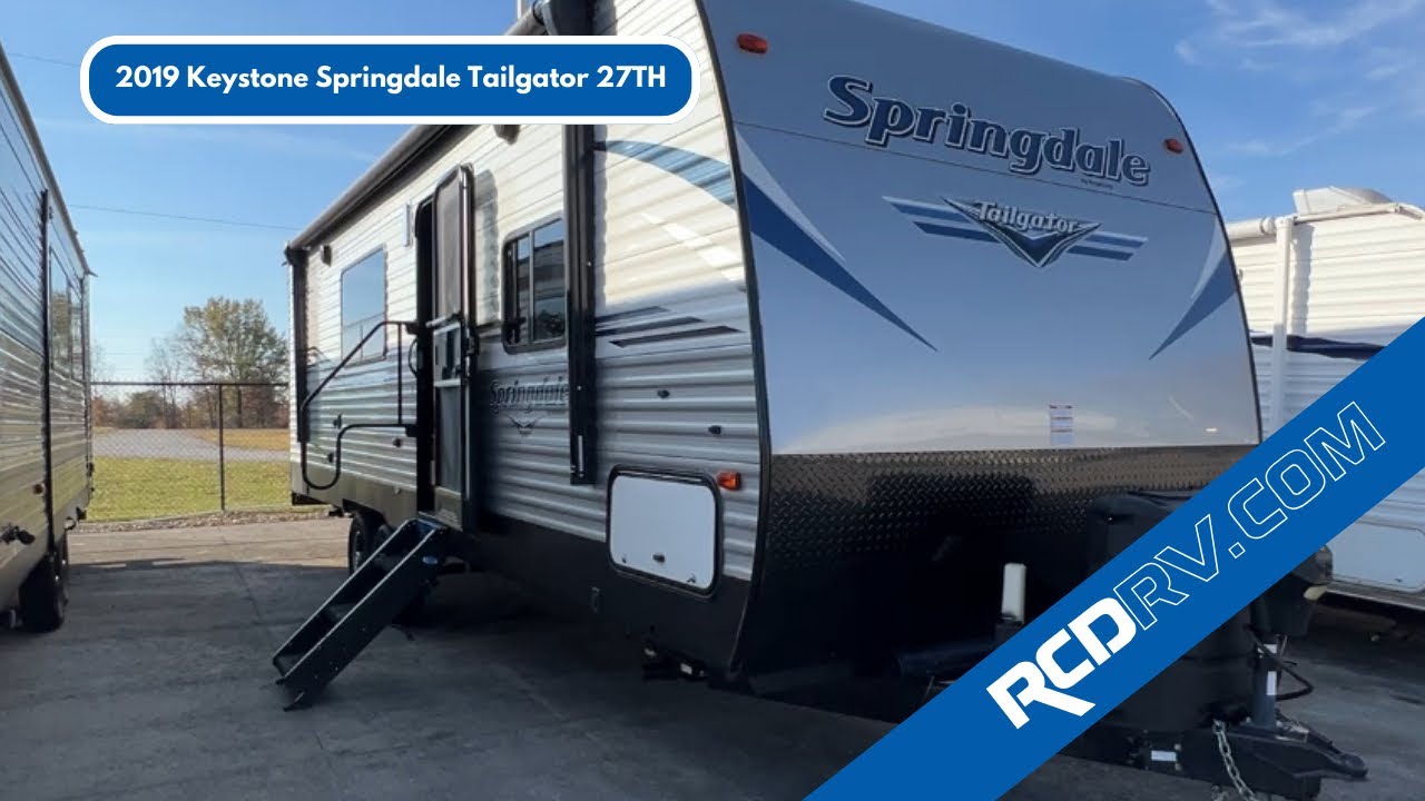 2019 Keystone Springdale Tailgator 27TH - YouTube