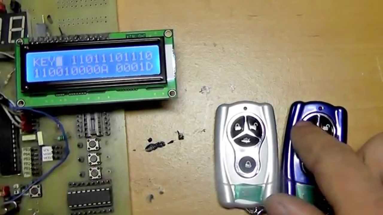 PT2240 pilot decoder bascom atmega8 - YouTube