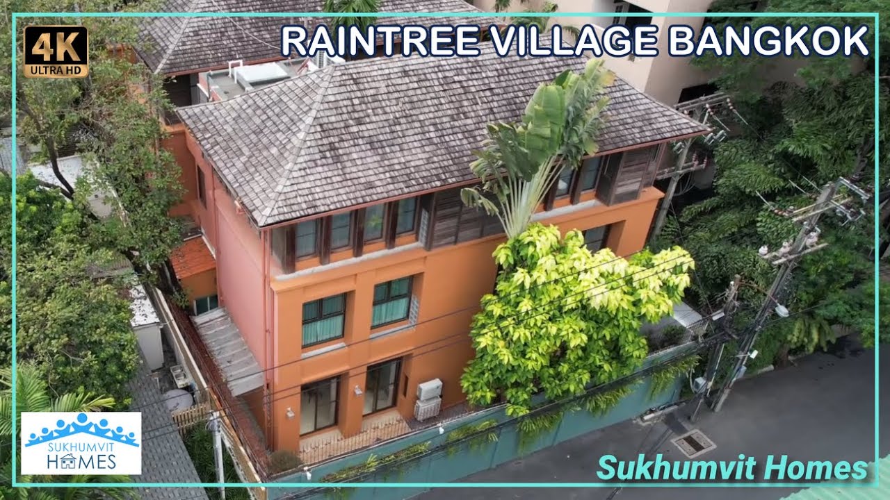 Bangkok House for Rent Phrom Phong BTS 4 Bedrooms Raintree Village 🇹🇭 ...