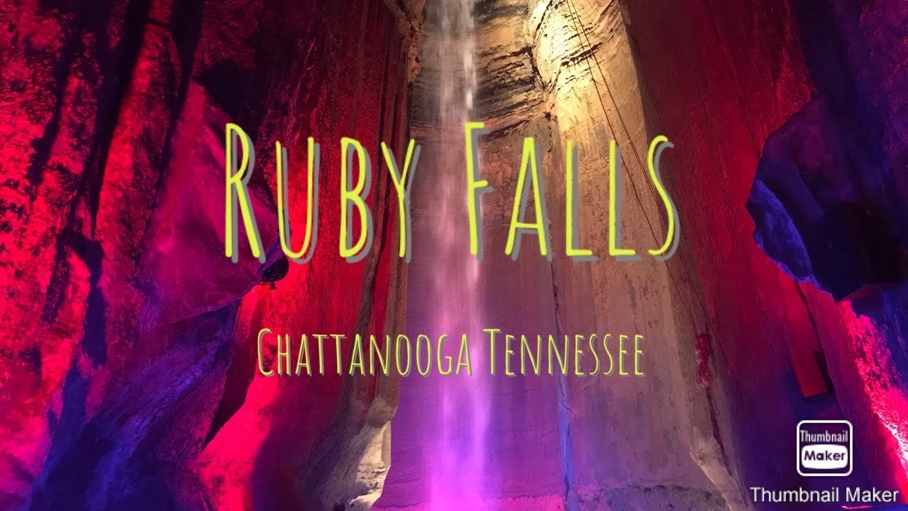 Ruby Falls with an underground waterfall - YouTube