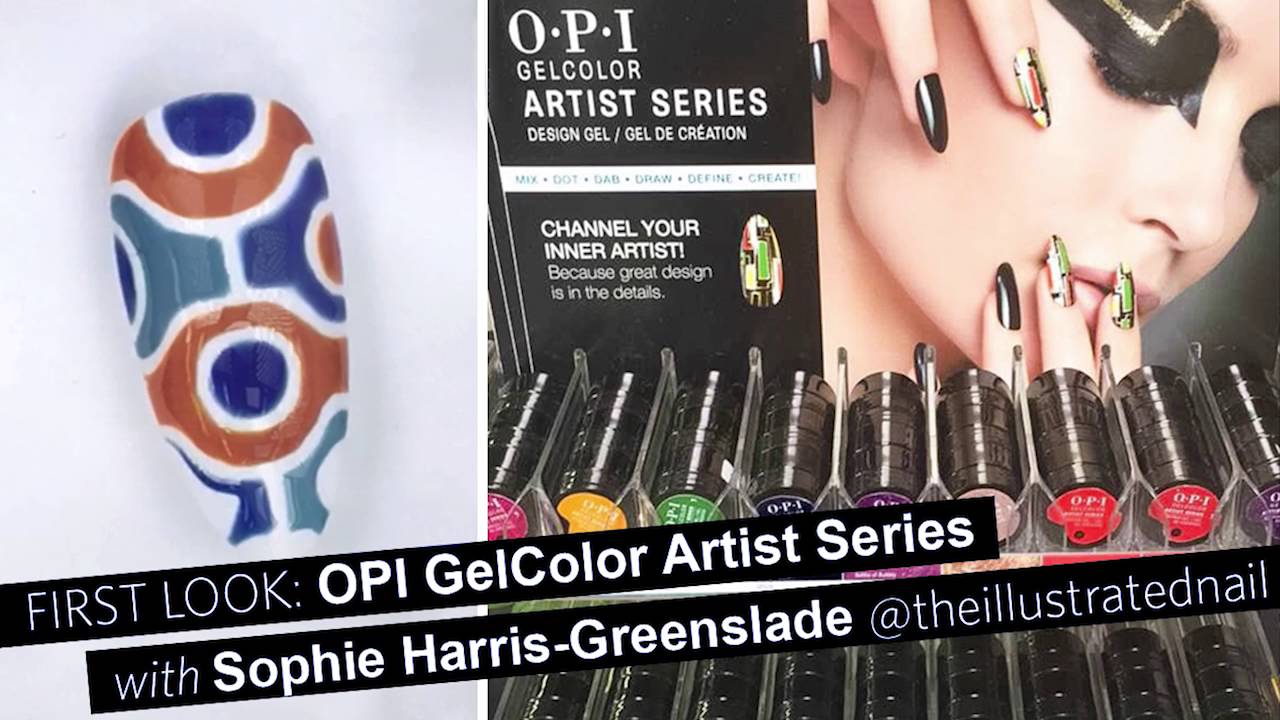 OPI GelColor Artist Series Nail Art With The Illustrated Nail (First ...
