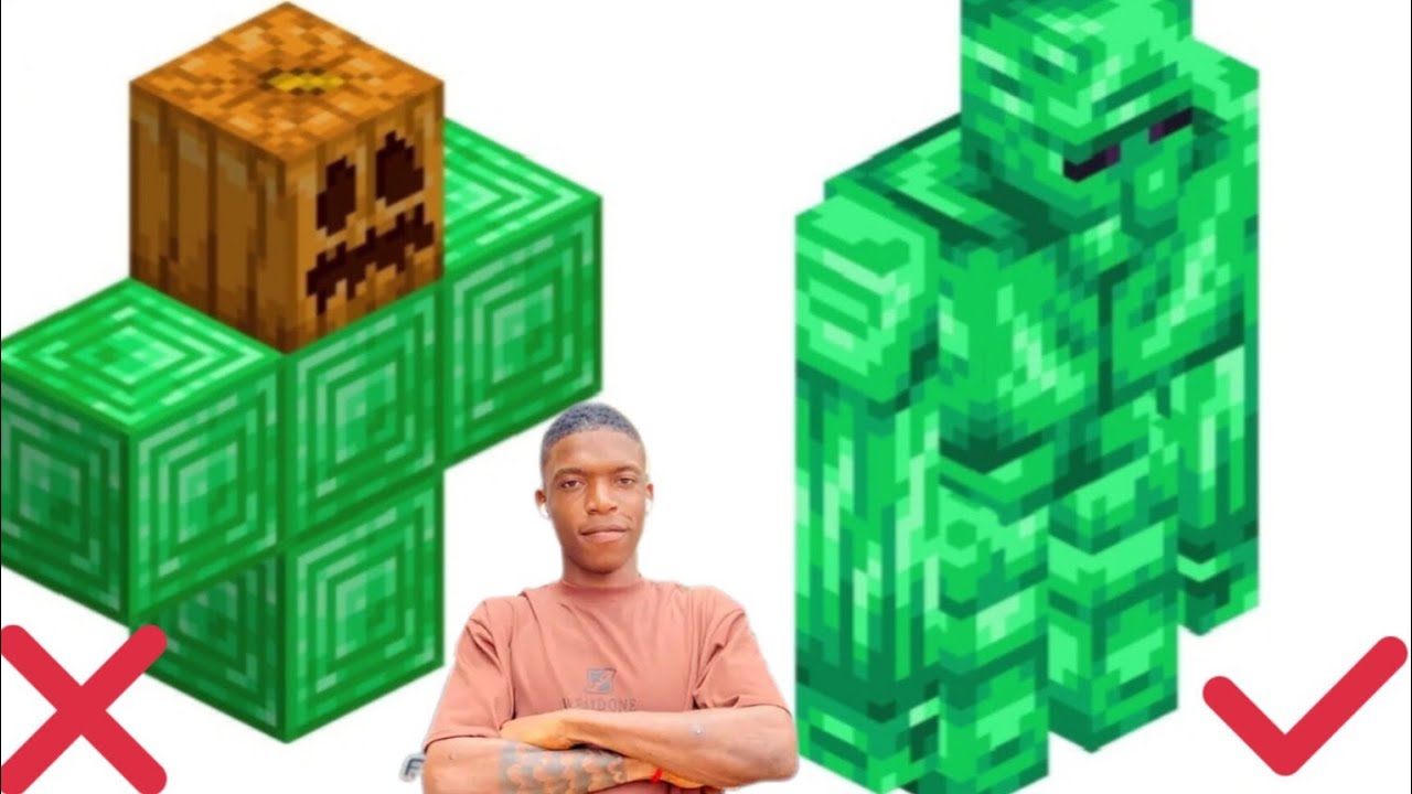How to Make Emerald Golem in Minecraft Hardcore [ Pocket Edition ...