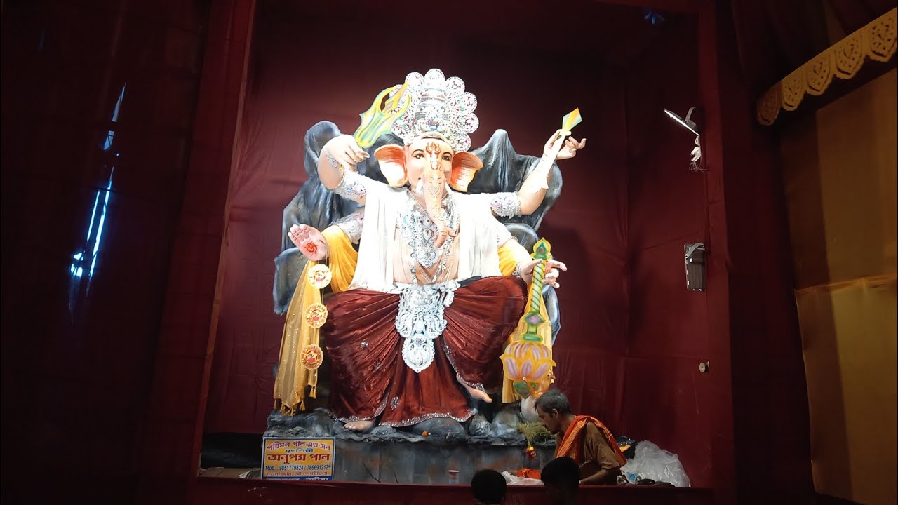 কাকিনাড়া তিনটি বড় বড় গণেশ পুজো প্রস্তুতি।#video #viral video#l am purnima - YouTube