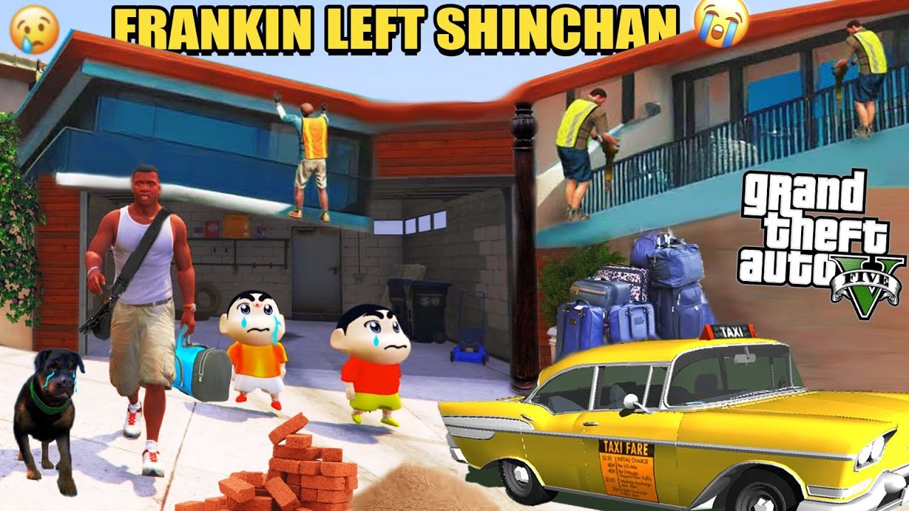 GTA 5 : Shinchan & Pinchan Left Franklin in GTA 5! (GTA 5 mods) - YouTube