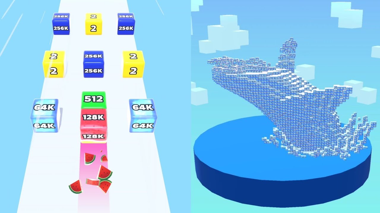 Jelly Run 2048: WINNING STRATEGIES! 🤯 I Build New Blue Whale 🐳 - YouTube