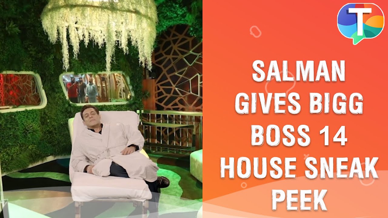 Salman Khan gives sneak peek of Bigg Boss 14 house and interacts with ...