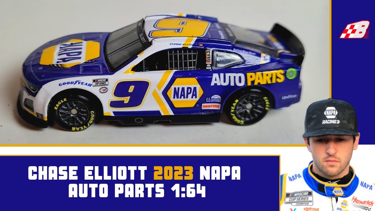 **NASCAR DIE-CAST REVIEW** Chase Elliott 2023 Napa Auto Parts 1:64 ...