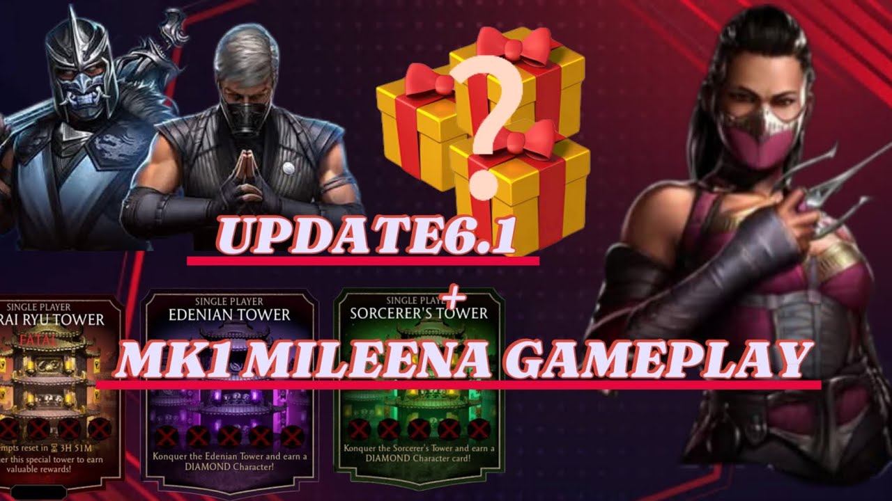 [Mk mobile]Update 6.1 reveal😍+MK1 mileena gameplay🙂 - YouTube