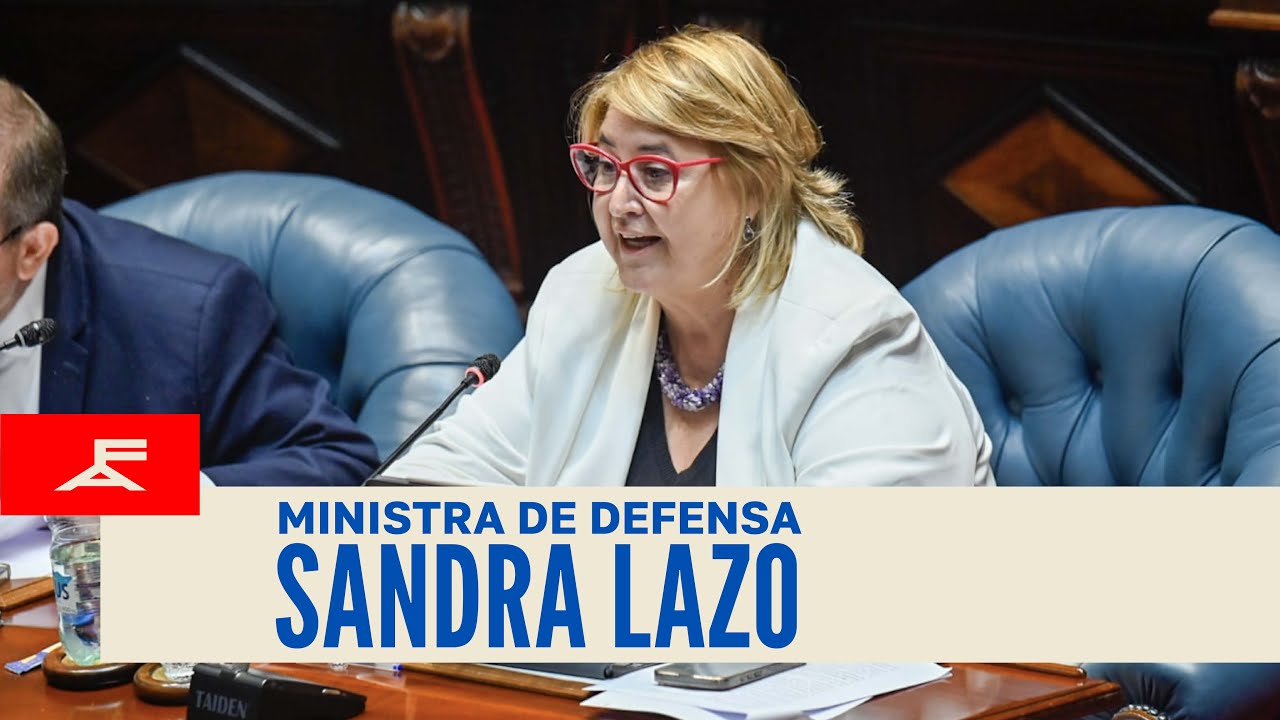 Ministra de Defensa Sandra Lazo informó en la Cámara de Senadores sobre ...