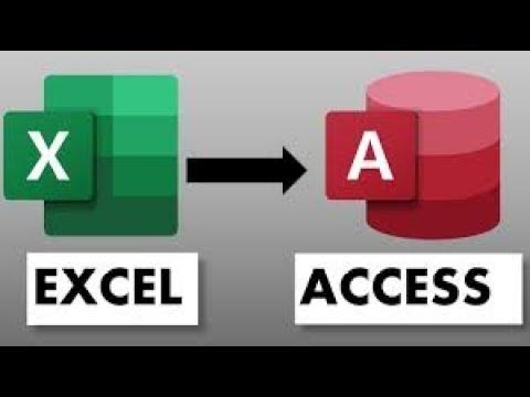 How to Import Excel data into Microsoft Access - YouTube