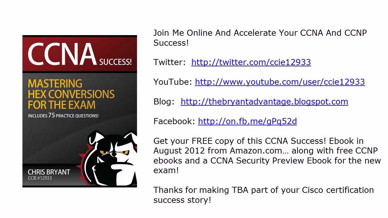 CCNP ROUTE Practice Exam And Lab: Summary Addresses - YouTube