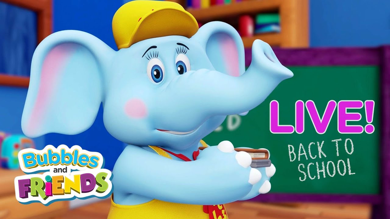Back to School with Bubbles and Friends | 24/7 Live Stream of ...