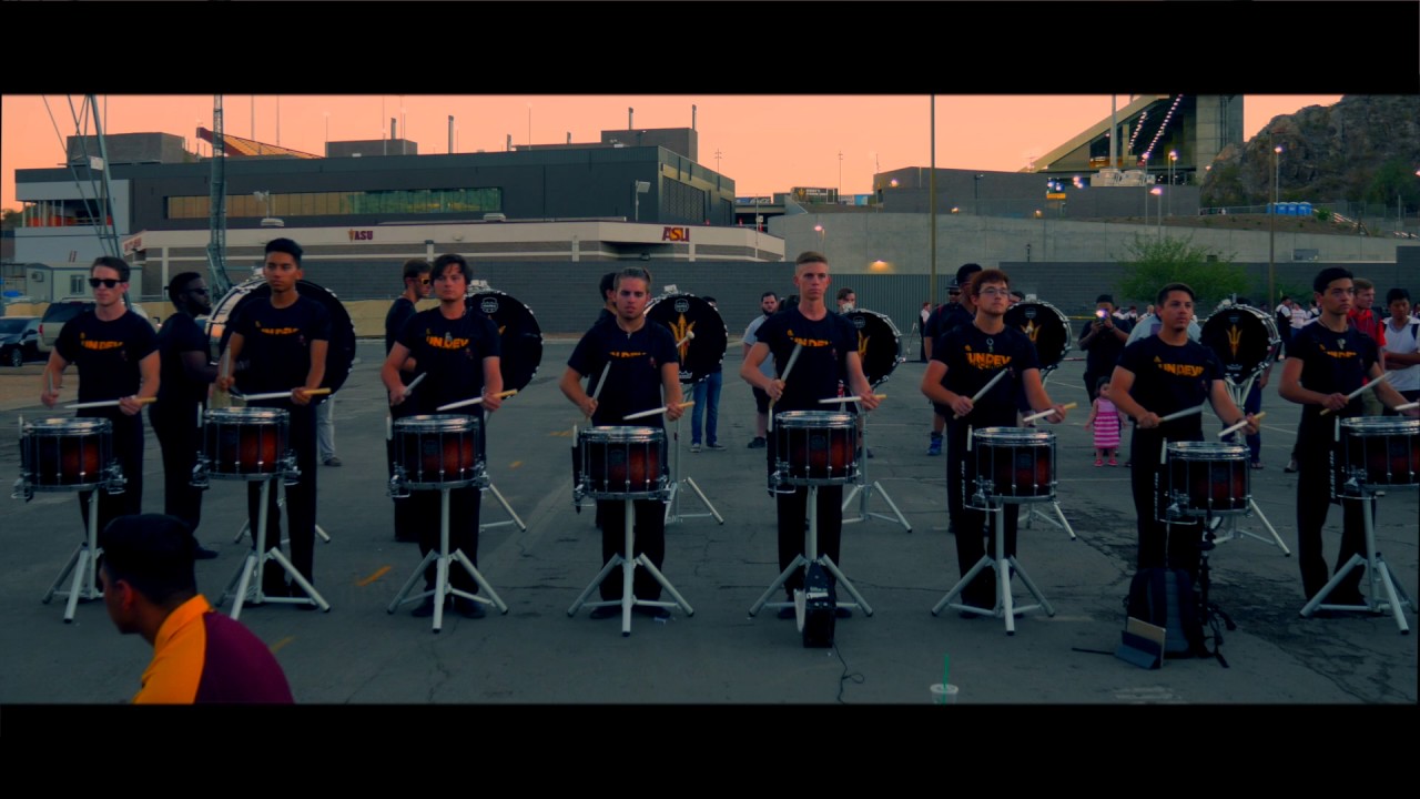 Arizona State University Drumline 2016 - Band Day - YouTube