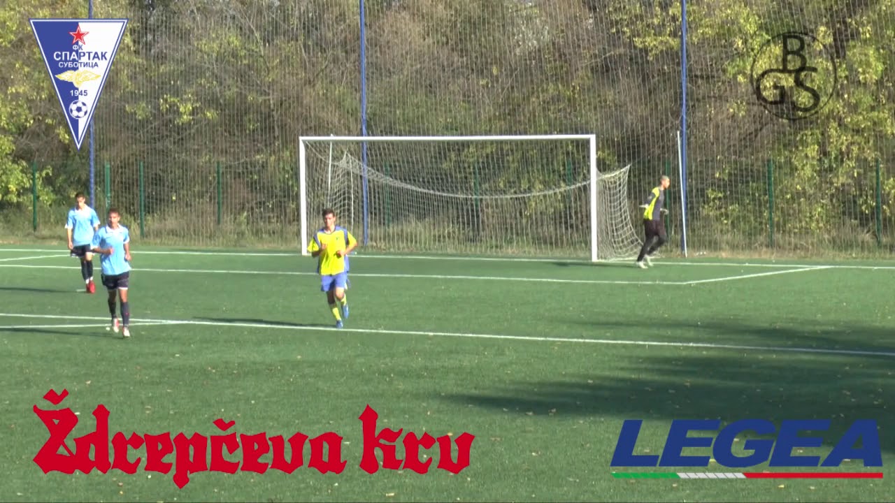 VOJVOĐANSKA LIGA KADETI / FK SPARTAK ŽK - RFK NOVI SAD 1921 2:2 / XIII ...