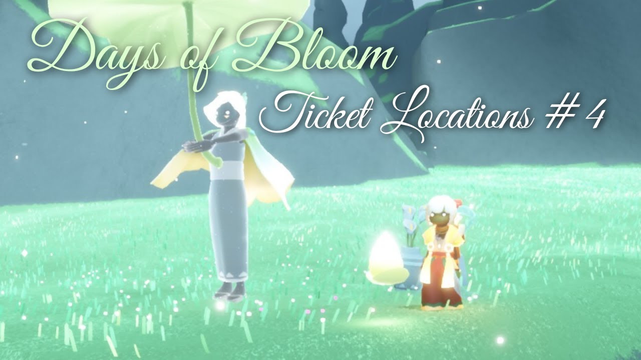 Today's Ticket Locations for the Days of Bloom Event #4 | Sky: Children ...