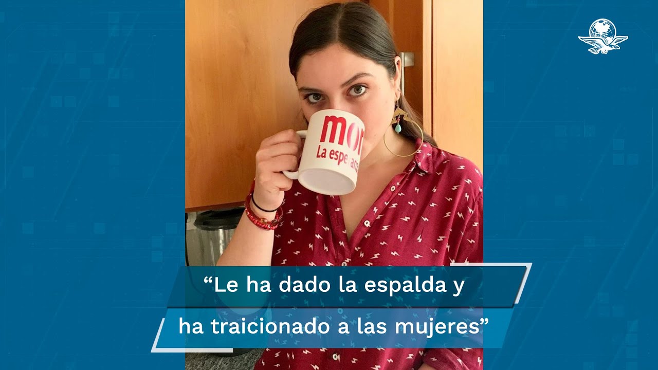 Estefanía Veloz renuncia a Morena en el 8M - YouTube
