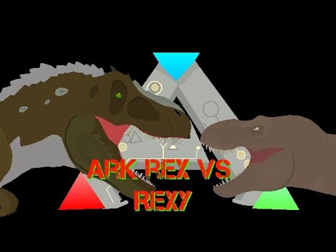 Ark rex vs Rexy - YouTube