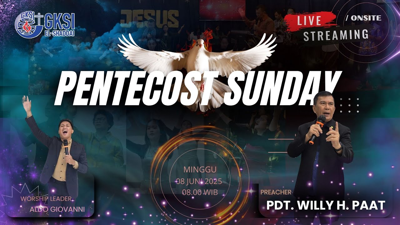 LIVE - Streaming Ibadah Kenaikan GKSI EL-SHADDAI | 01 Juni Pdt. Denny ...