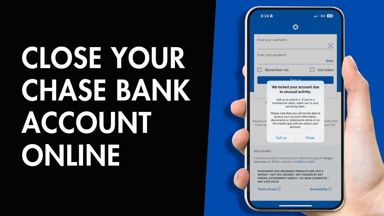 How to Close your Chase Bank Account Online - YouTube