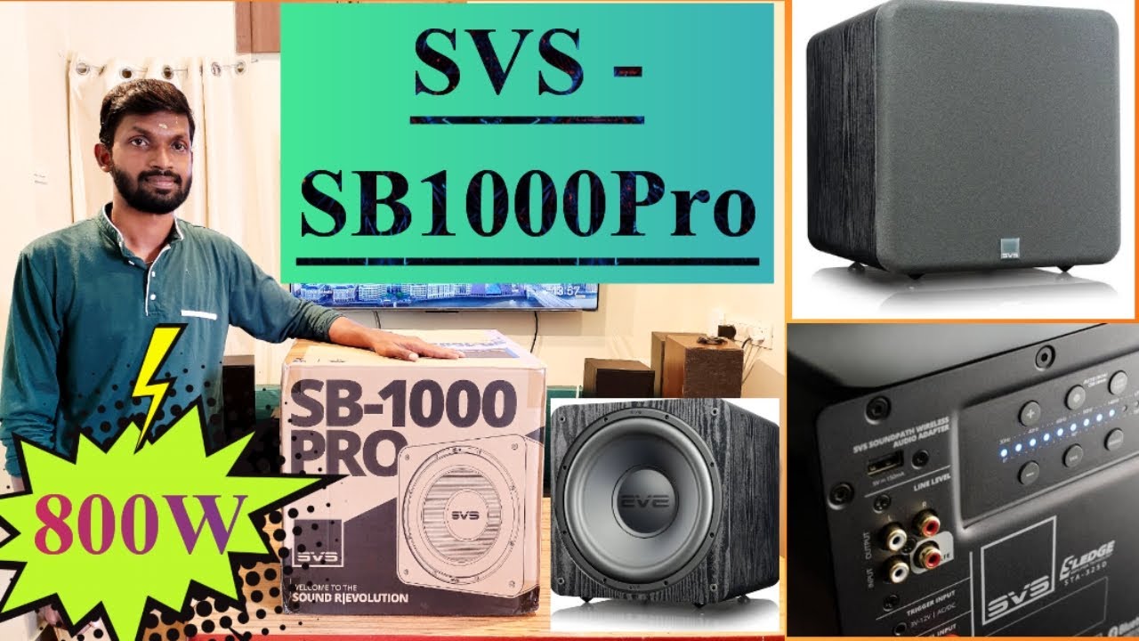 SVS-SB1000 Pro 12" Active Subwoofer - Review - YouTube