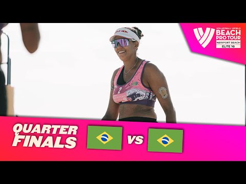 Thamela/Victoria vs. Ana Patrícia/Duda - Quarter Final Highlights | Newport Beach 2025 #BeachProTour