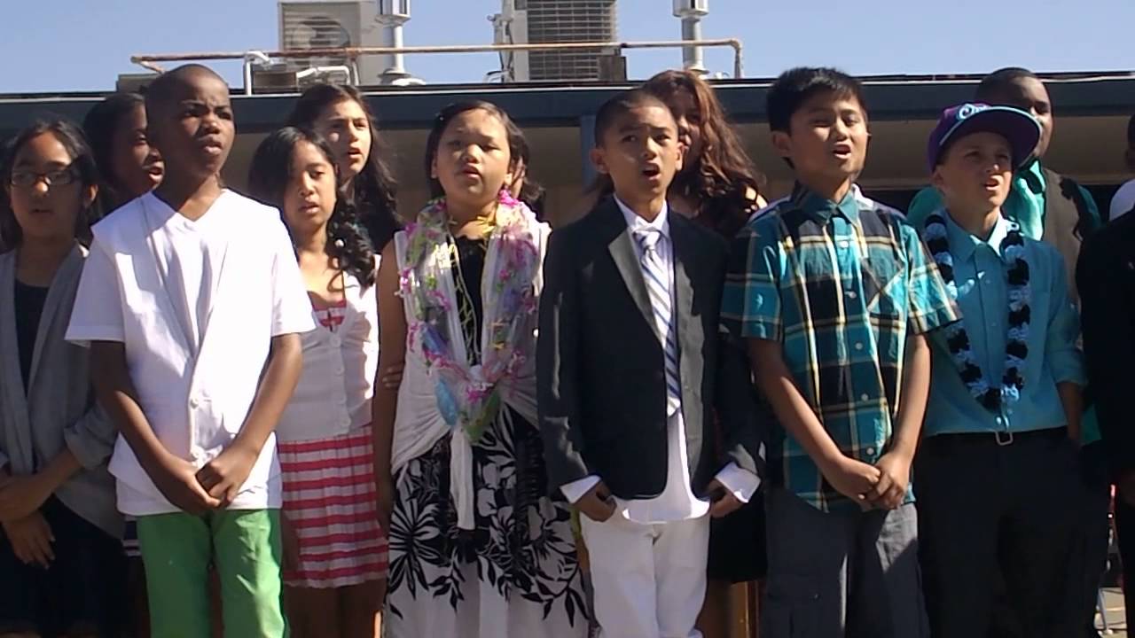 Lean on me cover -Pennycook Elementary's 5th grade class (Vallejo, Ca ...