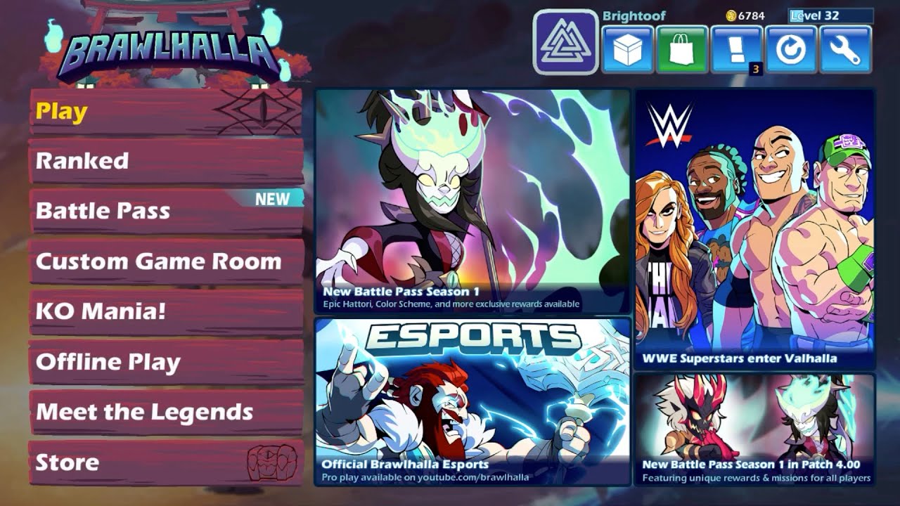 Brawlhalla mobile new update - YouTube