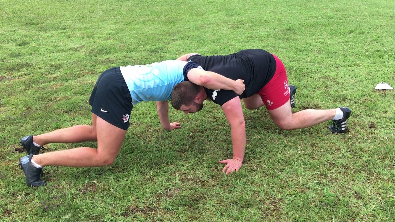 Scrum 1v1 Hold - Upside Strength Exercise Library - YouTube