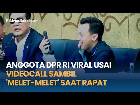 Anggota DPR RI Viral Usai Videocall Sambil 'Melet-Melet' saat Rapat