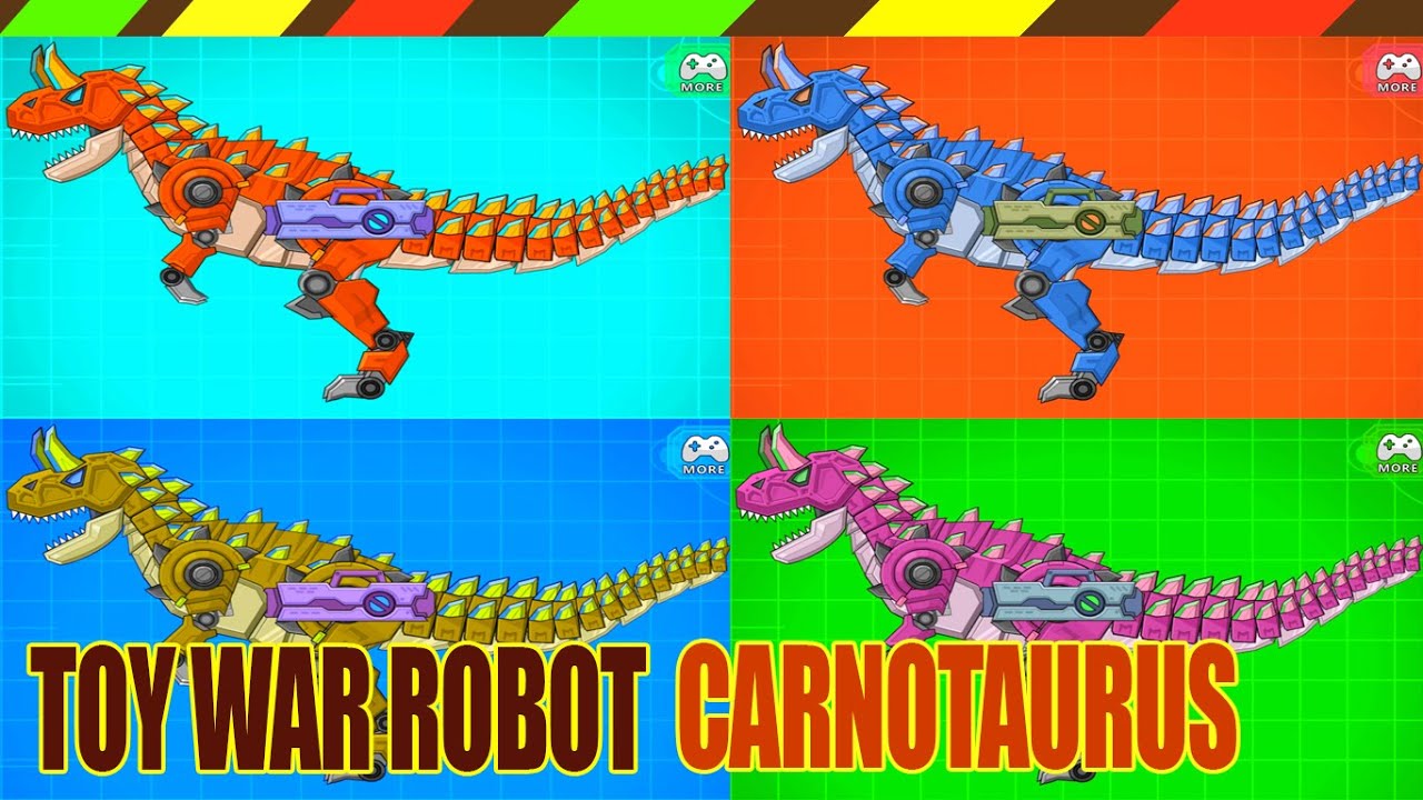 Lắp ráp robot Khủng long chiến đấu | TOY WAR ROBOT CARNOTAURUS - YouTube