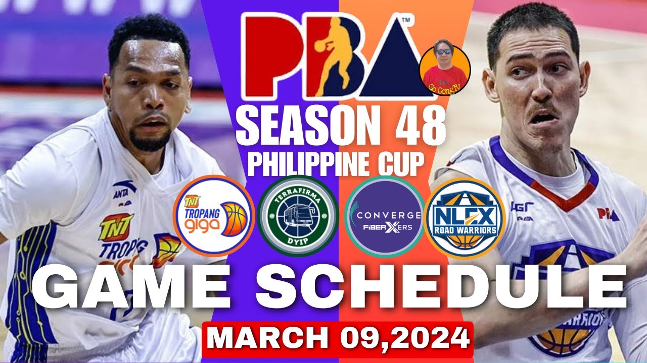 PBA GAME SCHEDULE PBA SEASON 48 PHILIPPINE CUP MARCH 09,2024 DAY 7|PBA ...