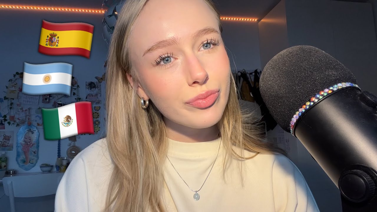 ASMR en español | whispered trigger words in spanish - YouTube
