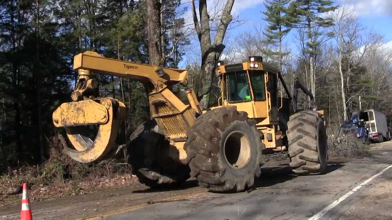 Tigercat 620D Showing Off - YouTube