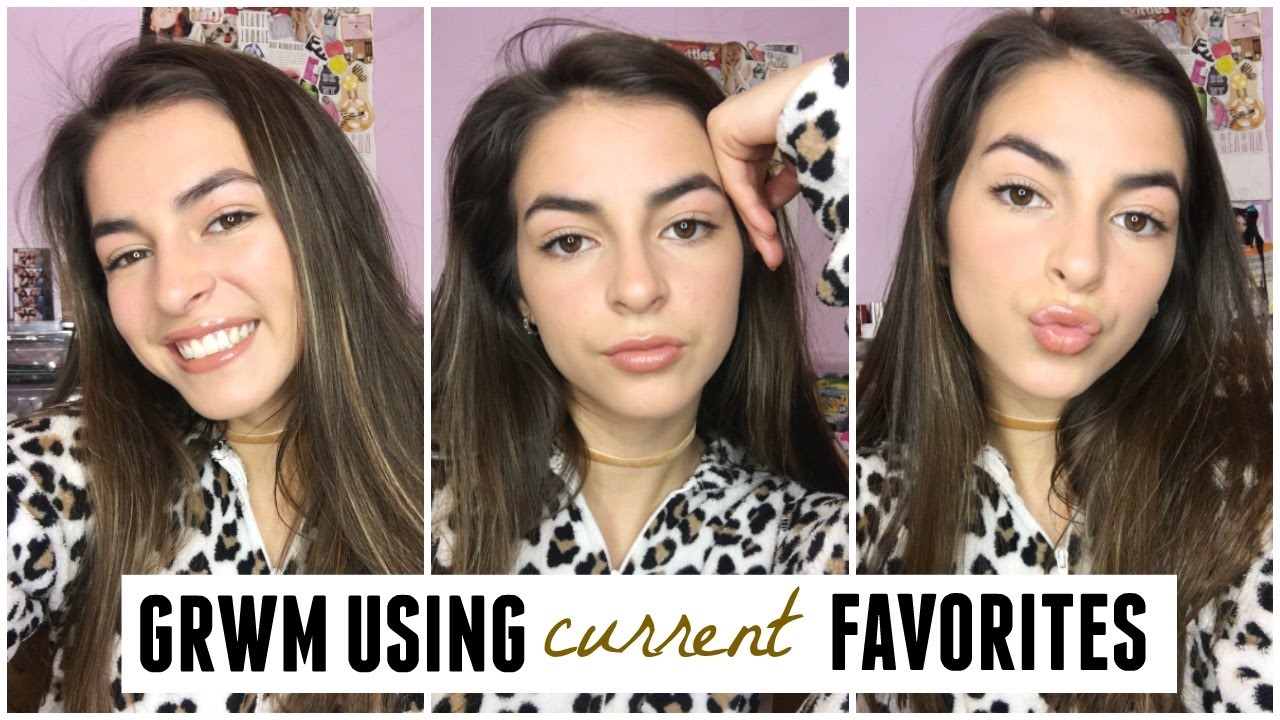 Natural Makeup Routine using CURRENT FAVORITES | Madison Haas - YouTube