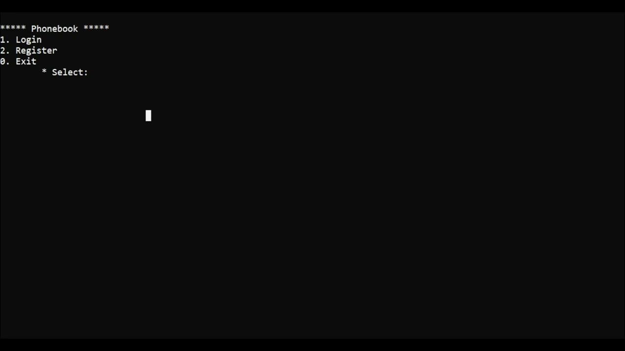 cs50 Final Project | Phonebook | a command-line program using C - YouTube