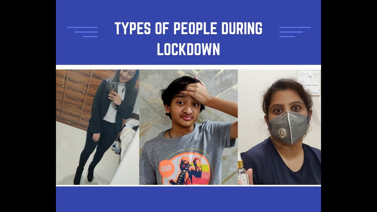 Types of people during lockdown - YouTube