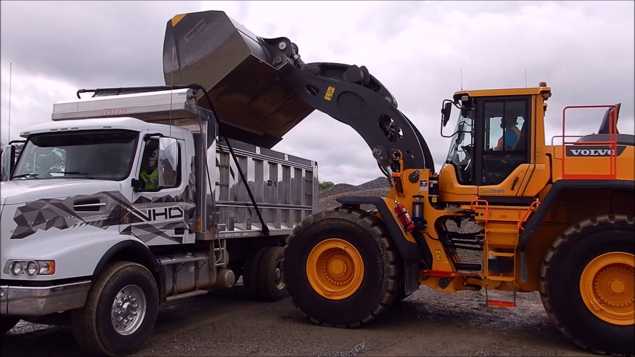 New 2 Pass Volvo L260H Wheel Loader - YouTube