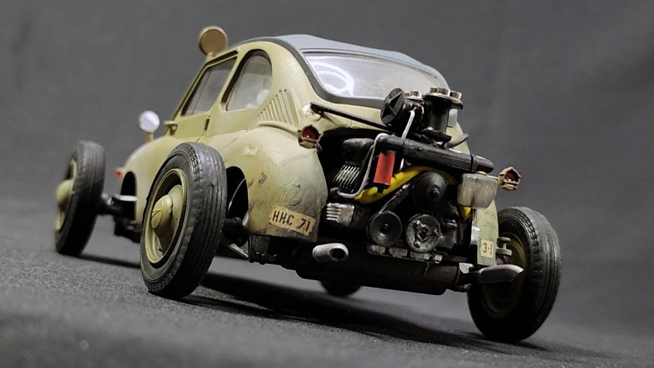 Okinawa Rat Rod—Hasegawa 1:24 1964 Subaru 360 Scale Model Car - YouTube