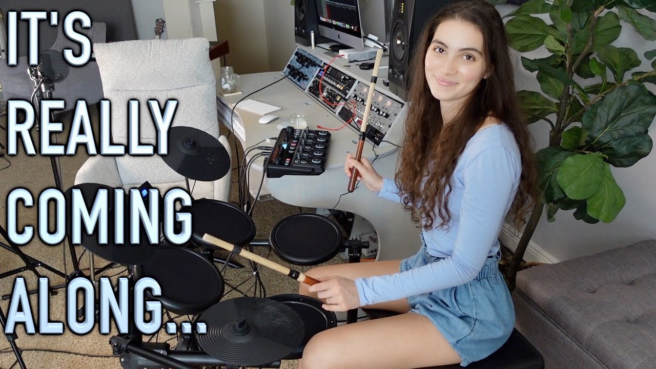 MAKING PROGRESS in My DRUM JOURNEY... Actually Able to Jam :) - YouTube