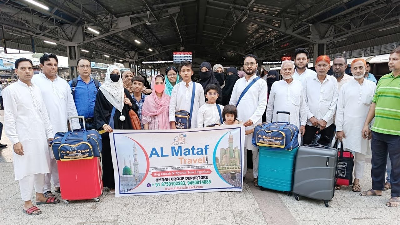 Umrah Group 18 October 2023 : AL Mataf Travel, Varanasi - YouTube