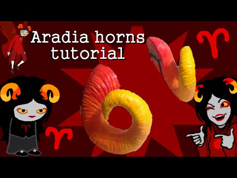 ♈ Aradia / Damara Megido Horn Tutorial ♈ - YouTube