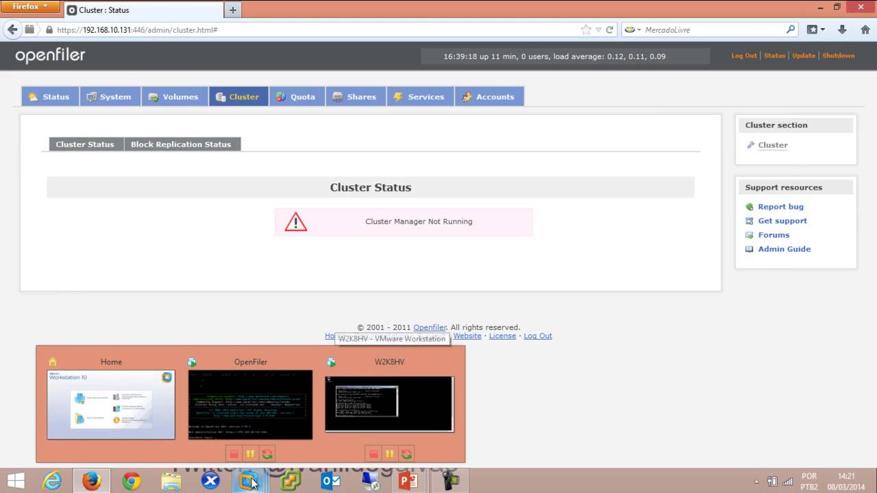 Configurando Storage iSCSI - OpenFiler - YouTube