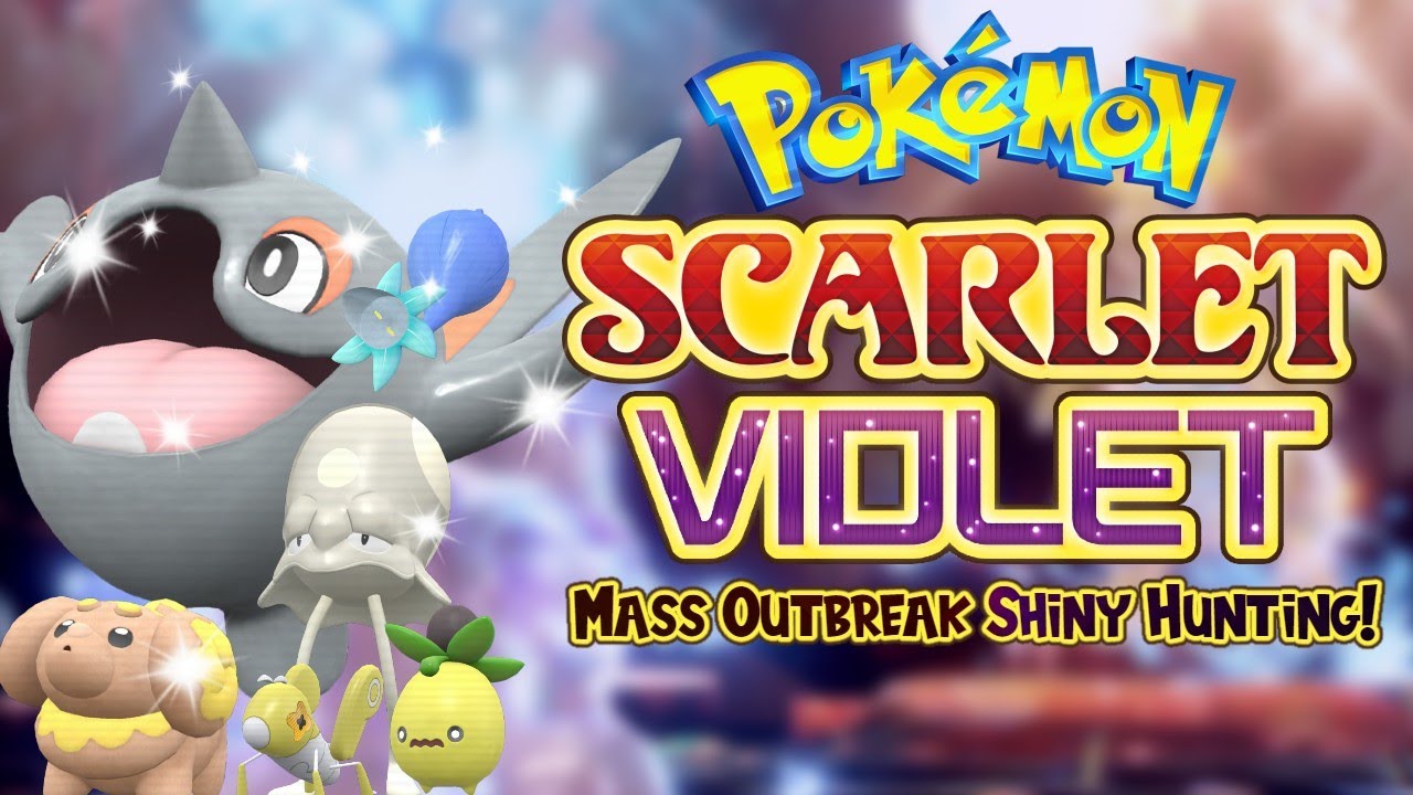 LIVE! - Sandwich Method/Mass Outbreak Shiny Hunting! | Pokémon Scarlet ...