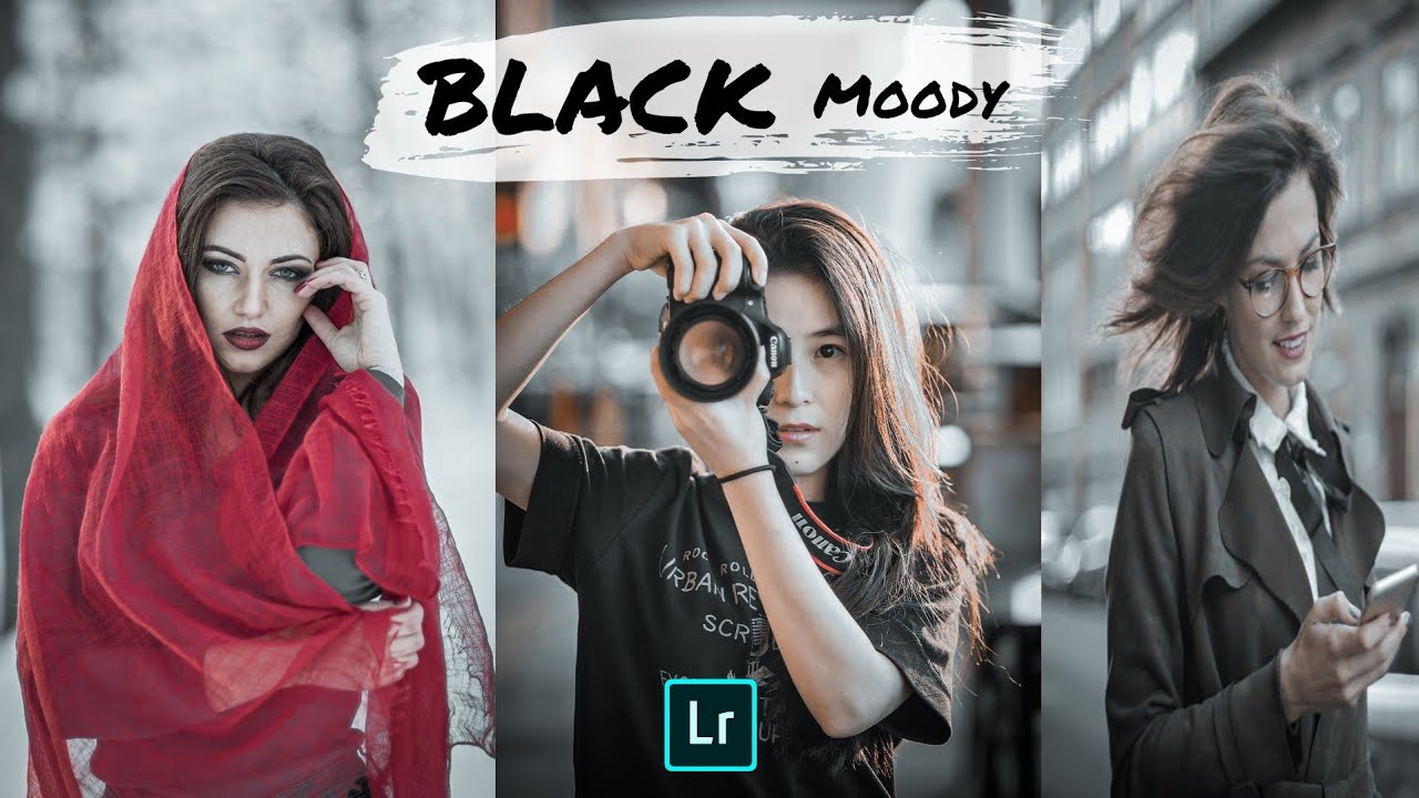 Black Tones Moody Presets - Lightroom Mobile presets - Best Black Moody ...