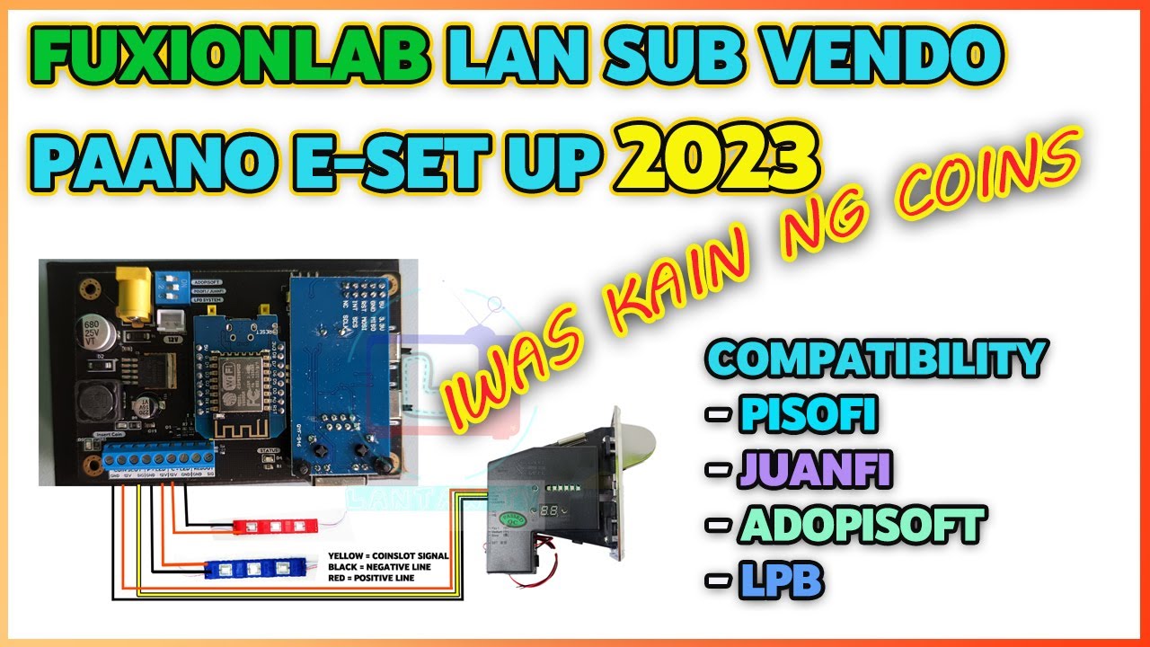 FuxionLab Lan Sub Vendo Piso Wifi Set up 2023 New Board No Auto Credit ...