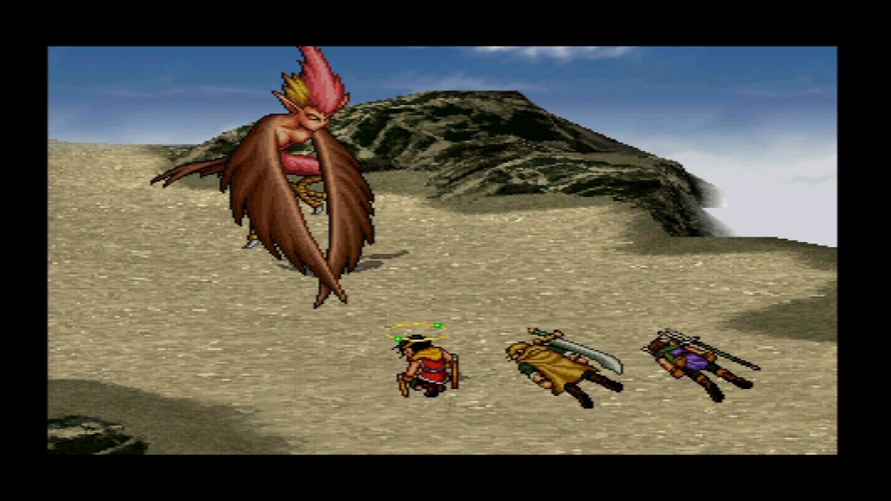 Suikoden 2 Riou Solo Walkthrough Part 93 Harpy Boss - YouTube