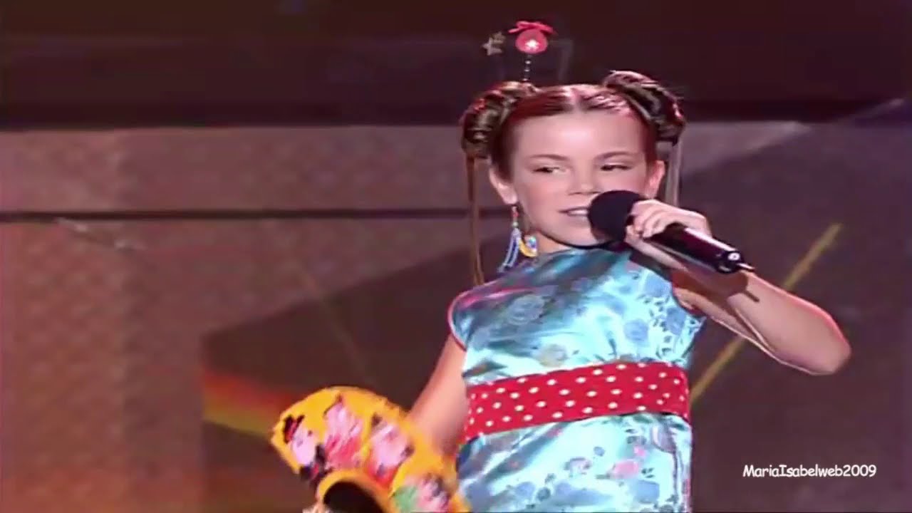 María Isabel Antes Muerta Que Sencilla Gala final Eurojunior 2004 - YouTube
