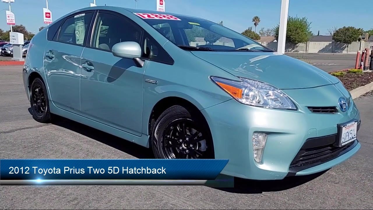 2012 Toyota Prius Two 5D Hatchback Stockton Lodi Manteca Sacramento ...