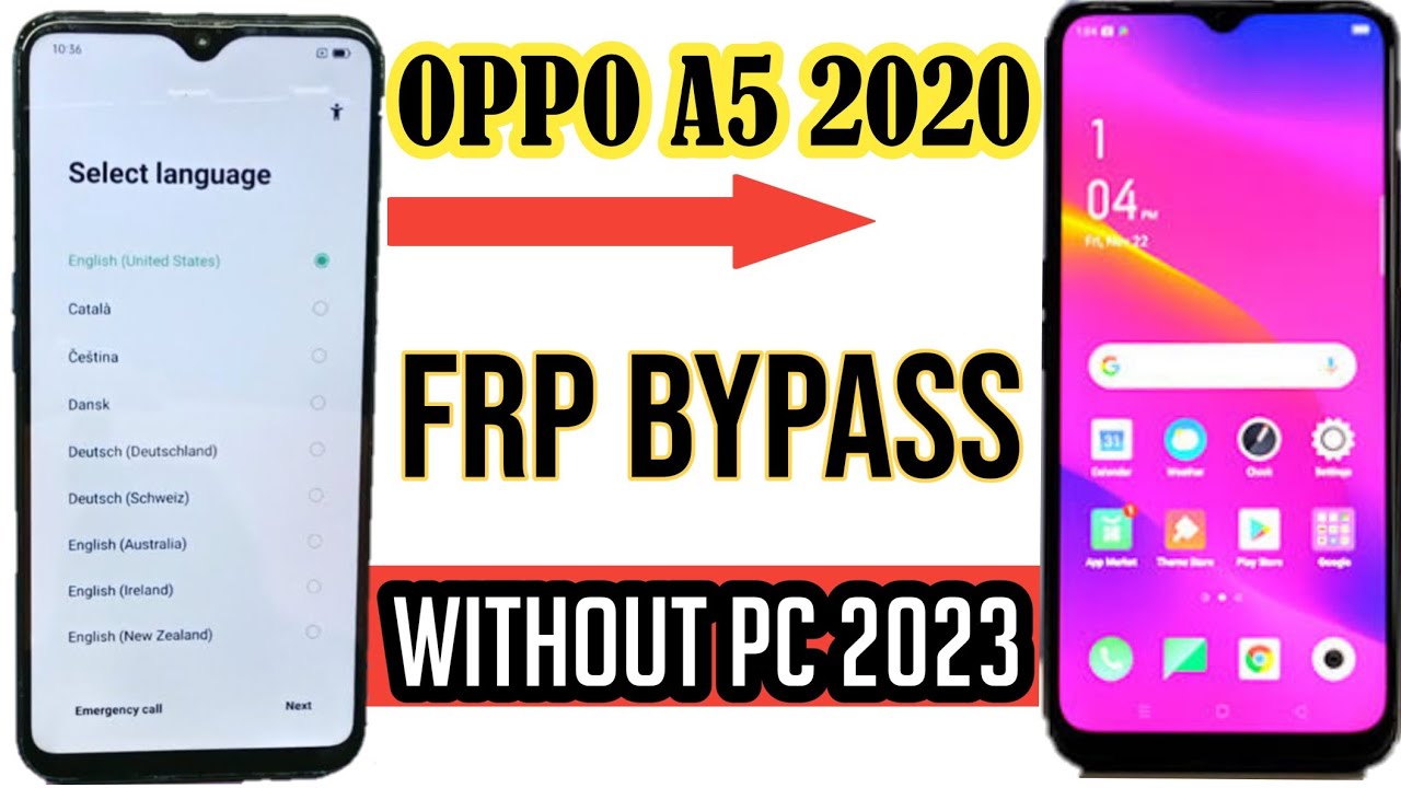 Oppo A5 2020 Frp Bypass Without PC/OPPO A5 2020(CPH1933)frp bypass ...