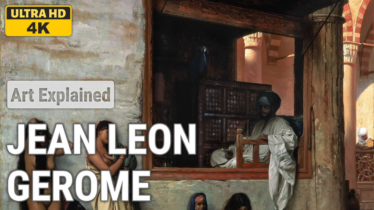 Jean Leon Gerome: A collection of 10 oil paintings with title and year ...